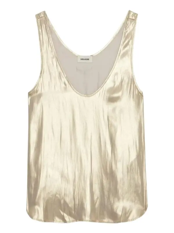 Zadig&Voltaire Tarys Sleeveless Tank Top - Nude