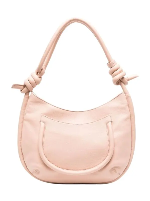 ZANELLATO Knot Magnetic Buckle Handbag - Nude