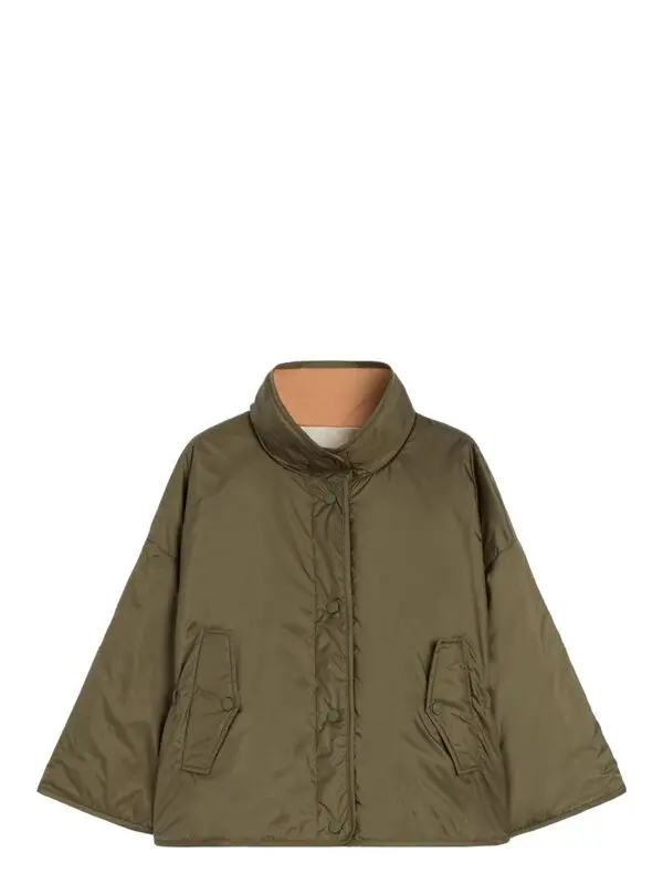 Max Mara Reversible Water-repellent Quilted Jacket - Khaki