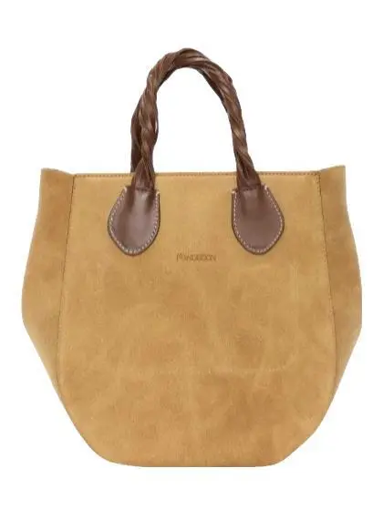 J.W.ANDERSON Jw Anderson Small Punch Tote Bag - Caramel Color