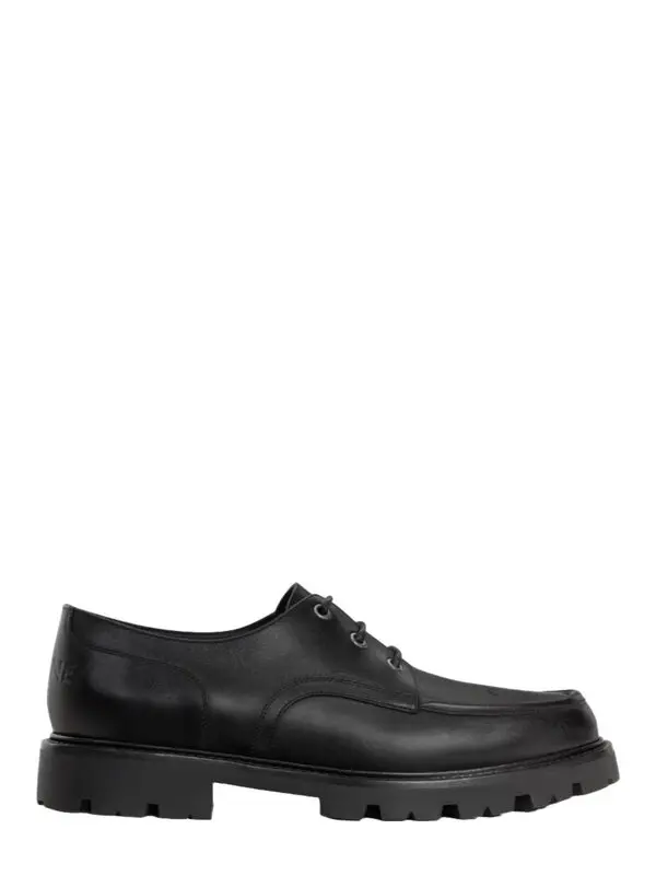 Celine Margaret Derby In Shiny Bull - Black