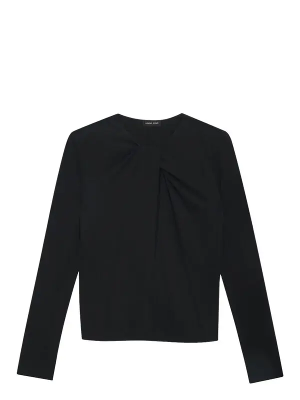 ANINE BING Amaya Cut-out Top - Black