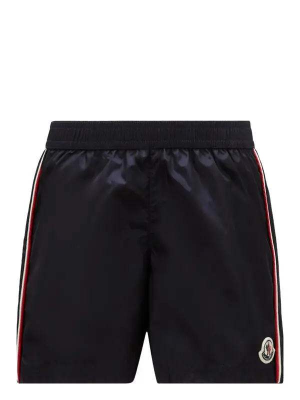 Moncler Bicolour Trim Swim Shorts - Midnight Blue