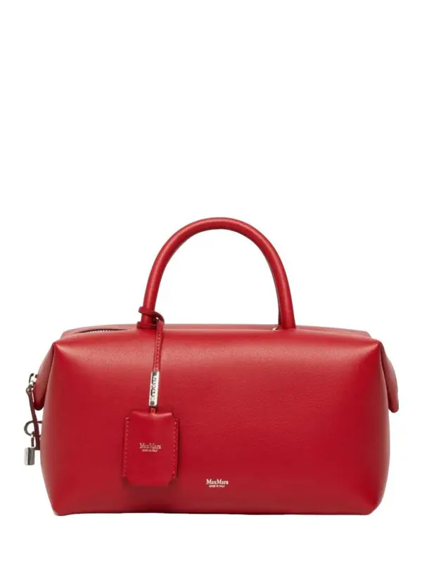 Max Mara Holdall Top Handle Bag - Red