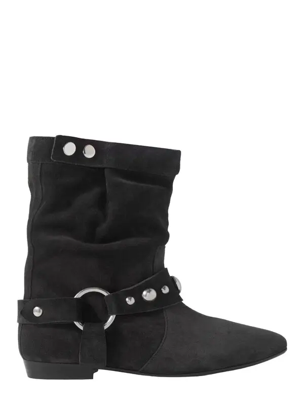 Isabel Marant Étoile Stania Studded Ankle Boots - Black
