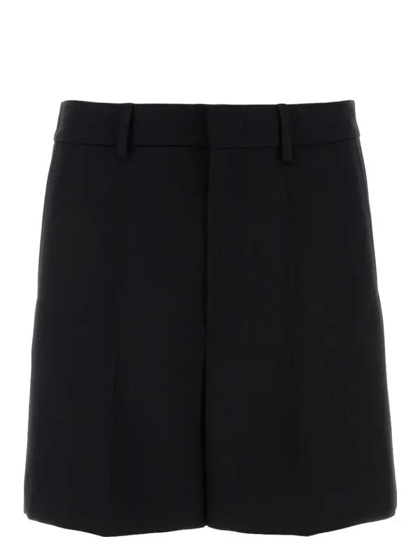 Valentino Garavani Wide-leg Tailored Shorts - Black