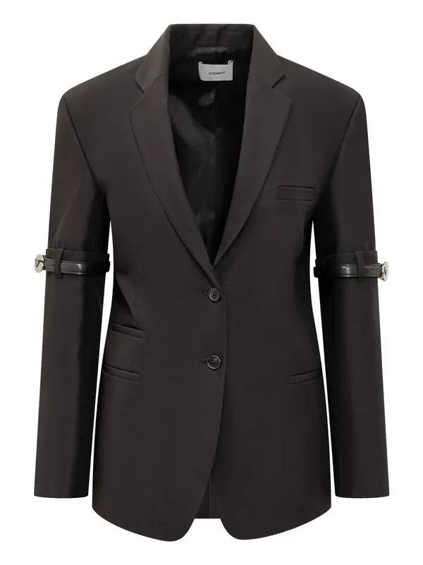 Coperni Hybrid Twill Weave Blazer - Black