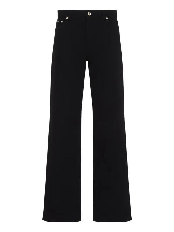 Dolce & Gabbana Straight-leg Jeans - Black