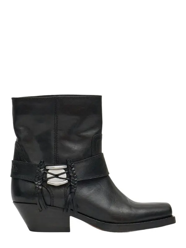 Isabel Marant Étoile Akson Gaucho Ankle Boots - Black