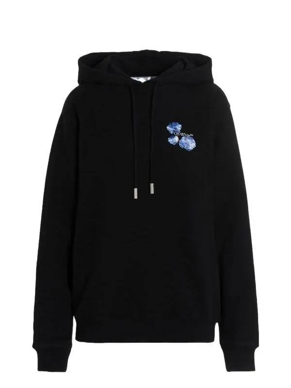 Off-White Arrows Print Hoodie - Black