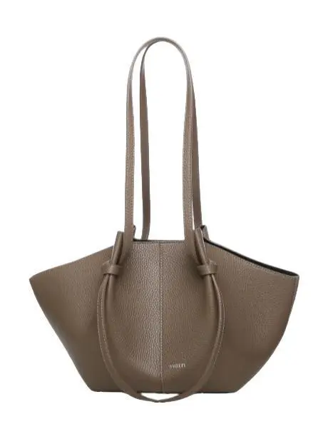 Yuzefi Mochi Logo Printed Tote Bag - Taupe