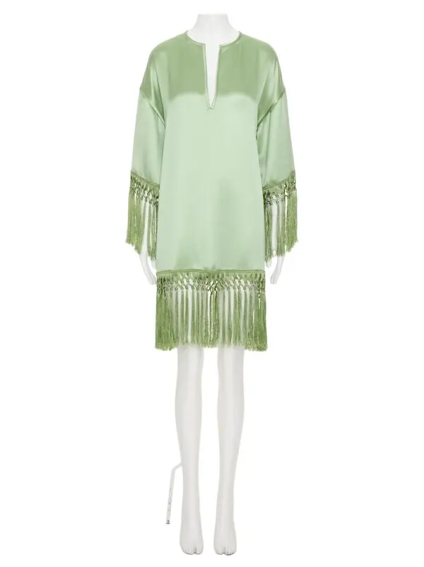 Valentino Garavani Cady Couture Mini Dress - Green