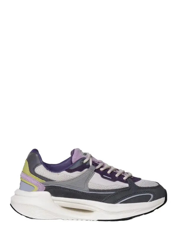 D.a.t.e. Fuga Lace-up Round Toe Sneakers - White
