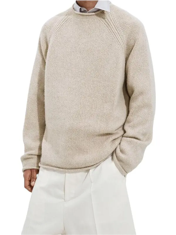 Bottega Veneta Oversized Fit Jumper - White