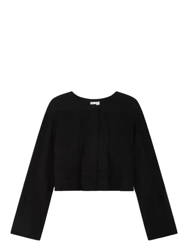 Isabel Marant Étoile Pleated Panel Blouse - Black