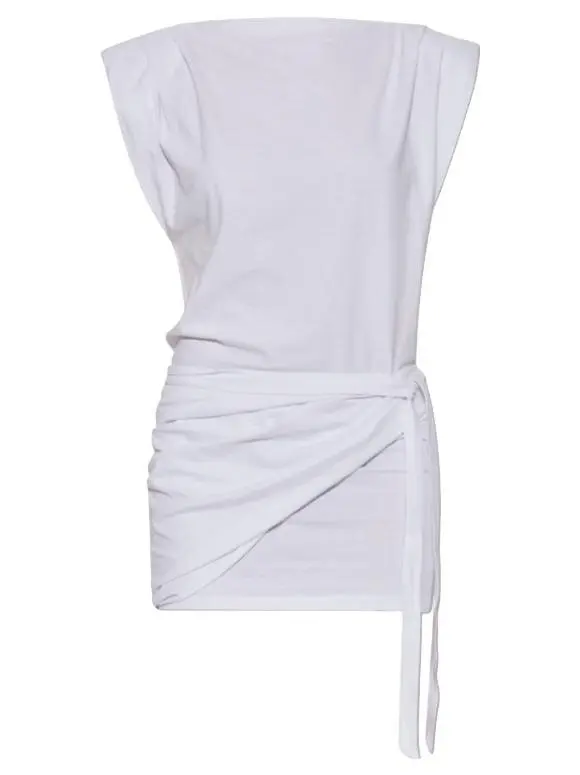 Isabel Marant Étoile Marielle Wrap Mini Dress - White