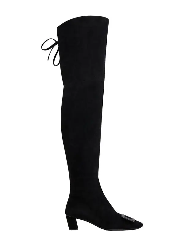 ROGER VIVIER Belle Vivier Over-the-knee Boots - Black