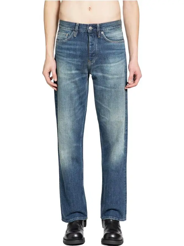 SUNFLOWER Logo-patch Denim Jeans - Blue