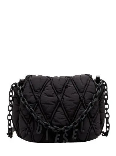 DIESEL® Small Quilted Shoulder Bag - Black