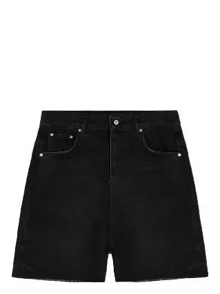 REPRESENT Distressed Denim Shorts - Black