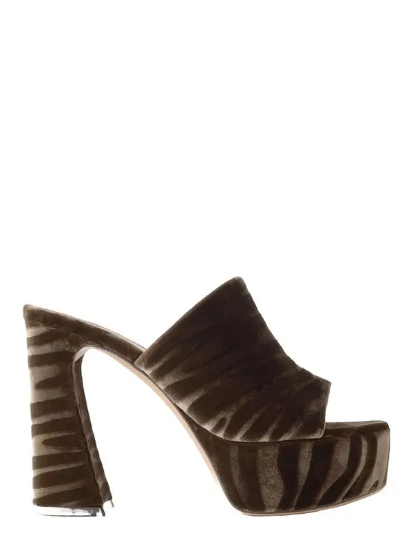 GIANVITO ROSSI Platform Mule - Black