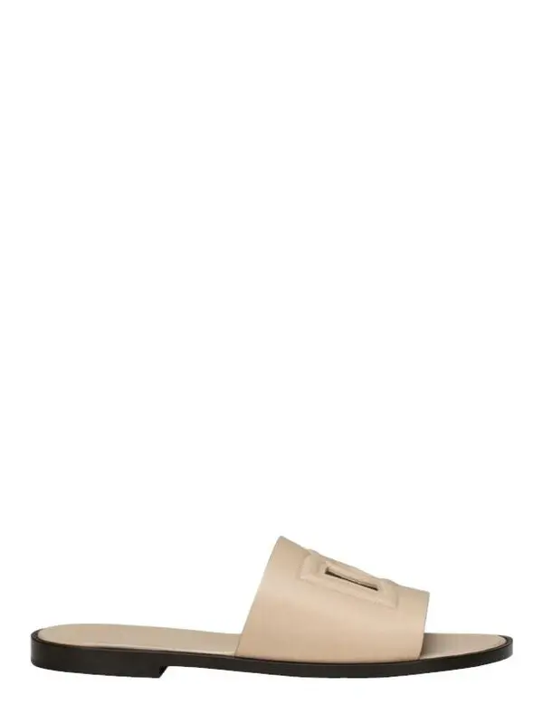 Dolce & Gabbana Dg Cut-out Detailed Slides - Beige