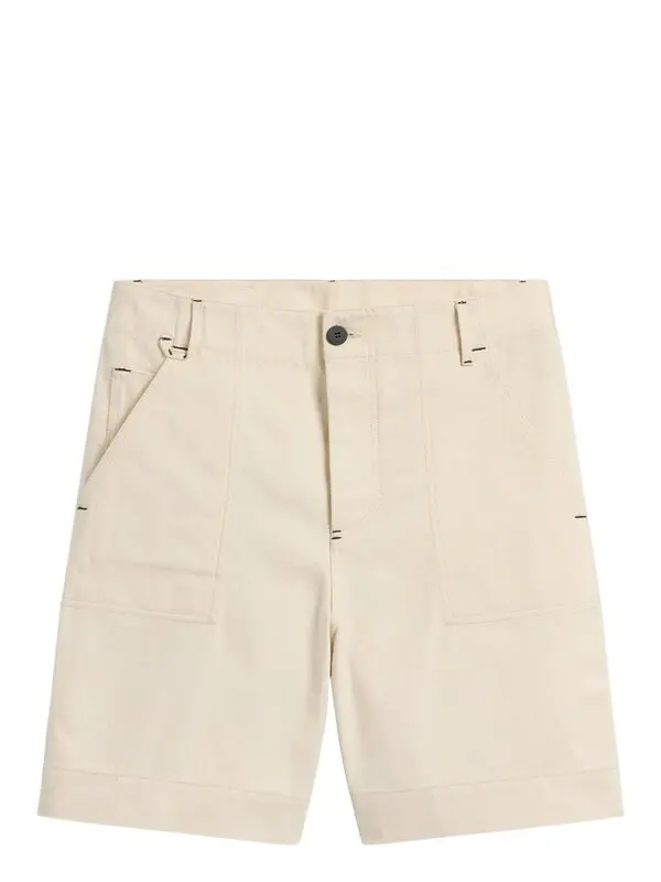 Jacquemus Cotton Knee-length Shorts - Off White