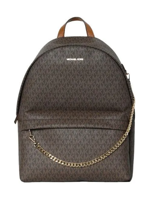 Michael Kors Slater Signature Logo Backpack - Black