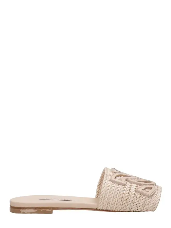 Casadei Positano Flat Sandals - Nude