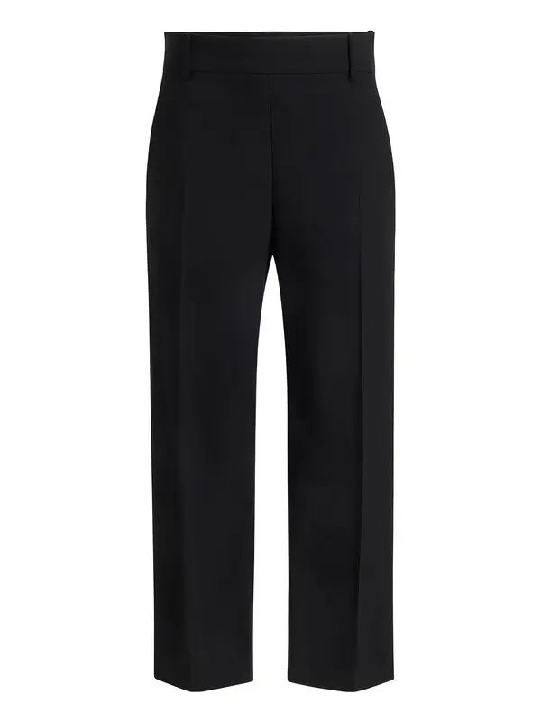 Khaite Stretch Suiting Cam Trousers - Black