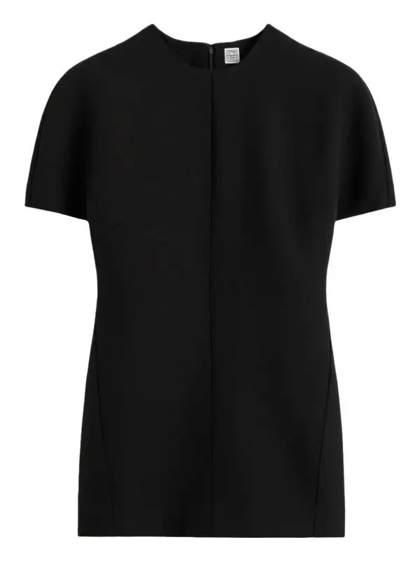 TOTEME Zip Fastening Top - Black