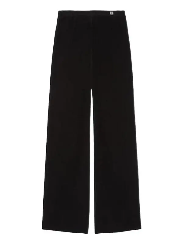 Gucci Crystal Logo Plaque Trousers - Black