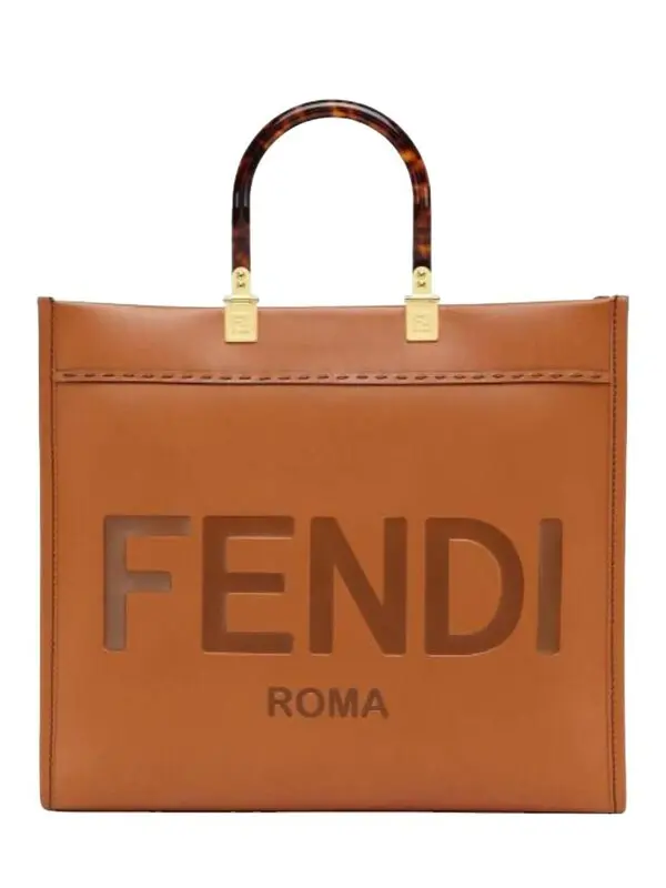Fendi Sunshine Tote Bag - Brown
