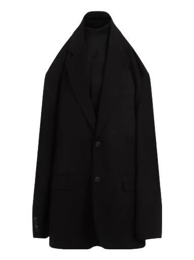 Balenciaga Suspended Tailored Dress - Black
