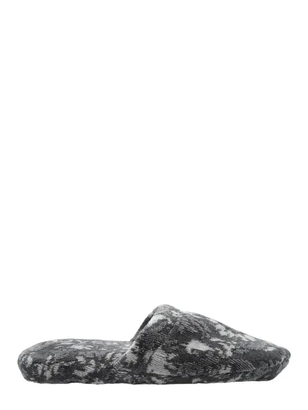Versace Barocco Printed Slippers - Black
