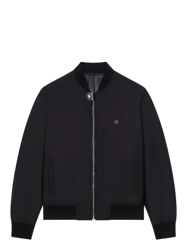 Givenchy 4g Reversible Bomber Jacket - Black