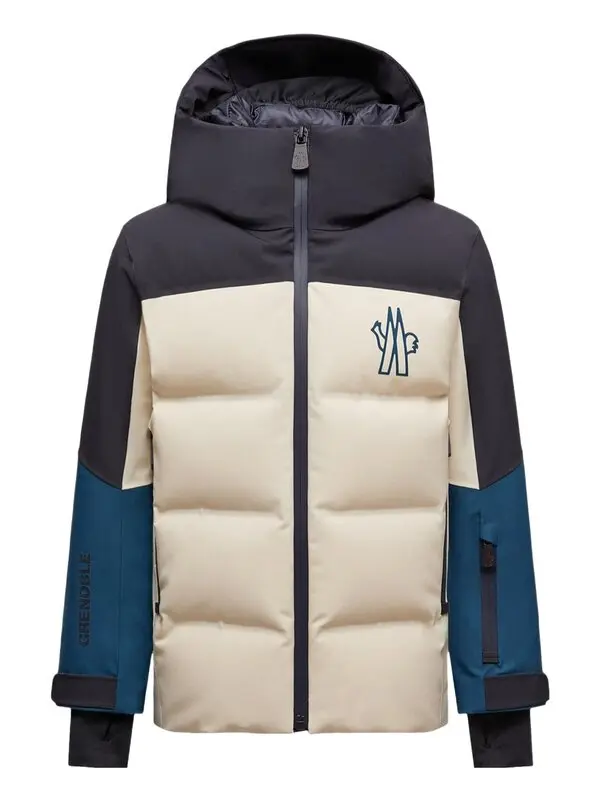 Moncler Down Ski Jacket With Hood - Multi-color