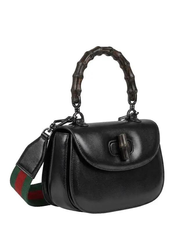Gucci Bamboo Small Handbag - Black