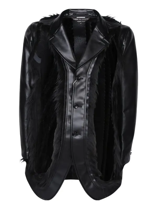 Comme Des Garçons Long-sleeved Casual Jacket - Black