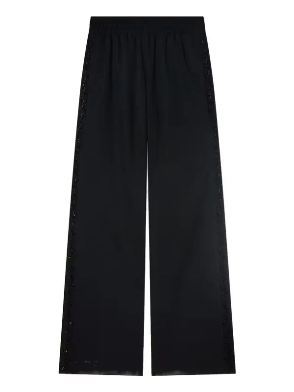 GOLDEN GOOSE Sequin Embroidered Sweatpants - Black