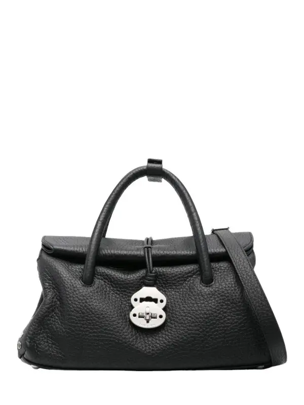 ZANELLATO Dotta Top Handle Tote Bag - Black