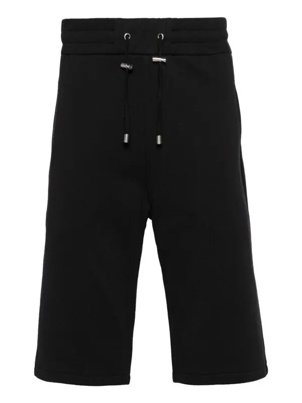 Balmain Knee-length Drawstring Bermuda Shorts - Black