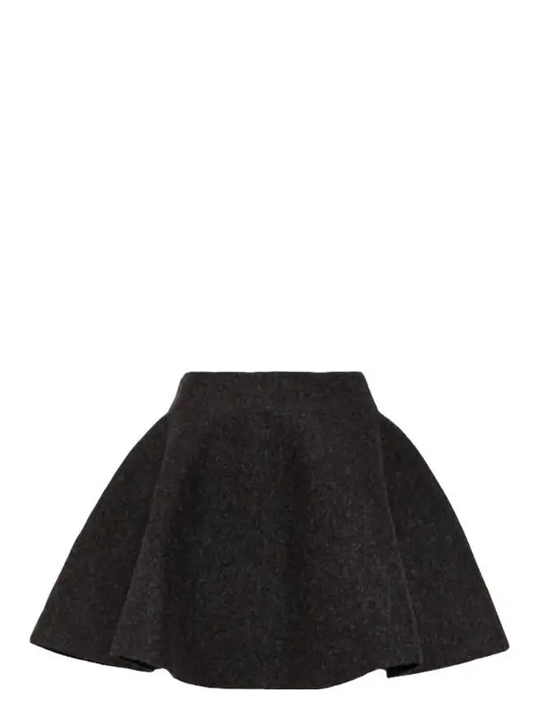 Alaïa Flared Mini Skirt - Black