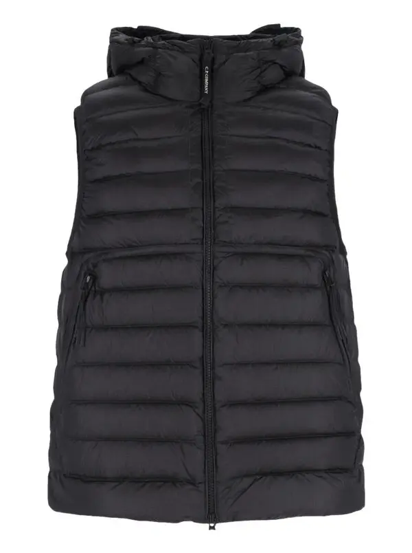 C.P. COMPANY D.d. Shell Goggle Down Gilet - Black