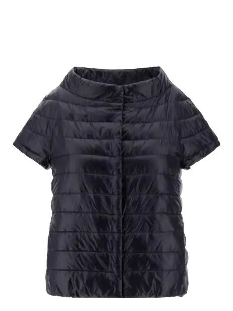 Herno Short Sleeve Quilted Jacket - Black