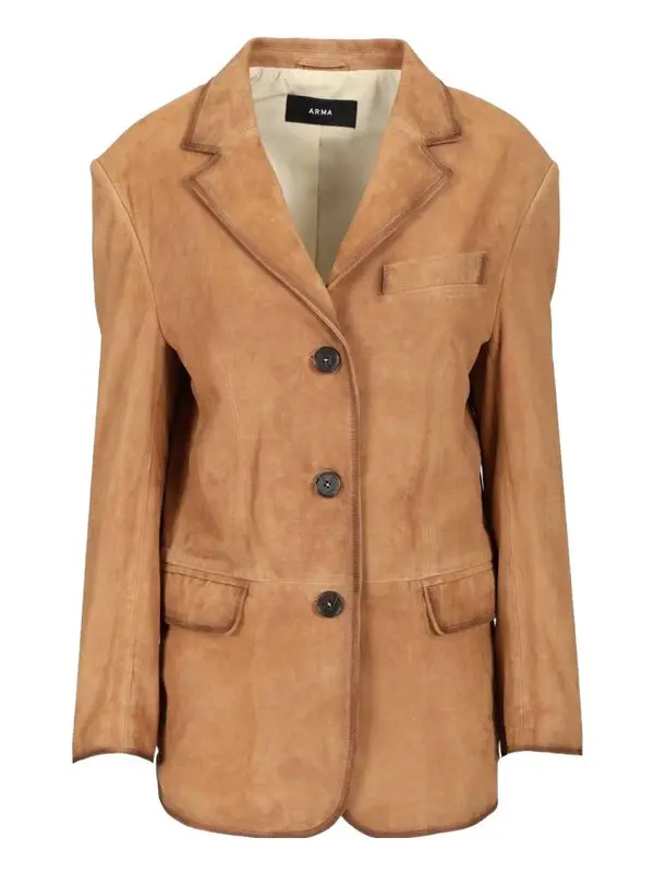 ARMA Modena Suede Blazer - Beige