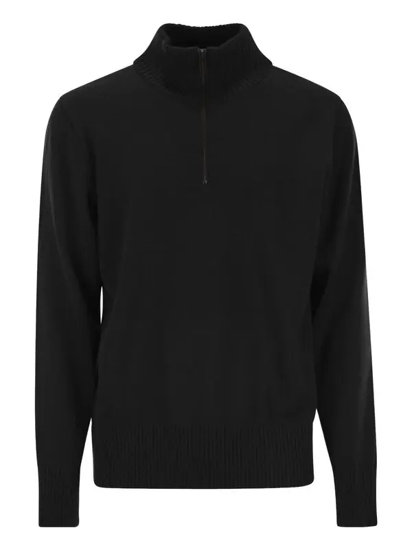 Canada Goose Rosseau 1/4 Zip Jumper - Black