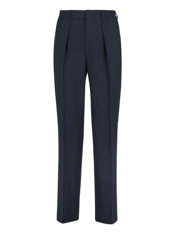Fendi Pleated Cigarette Pants - Black