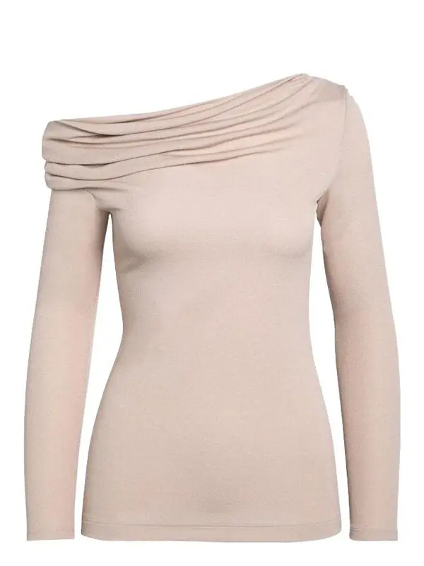 Givenchy Asymmetrical Draped Top - Nude