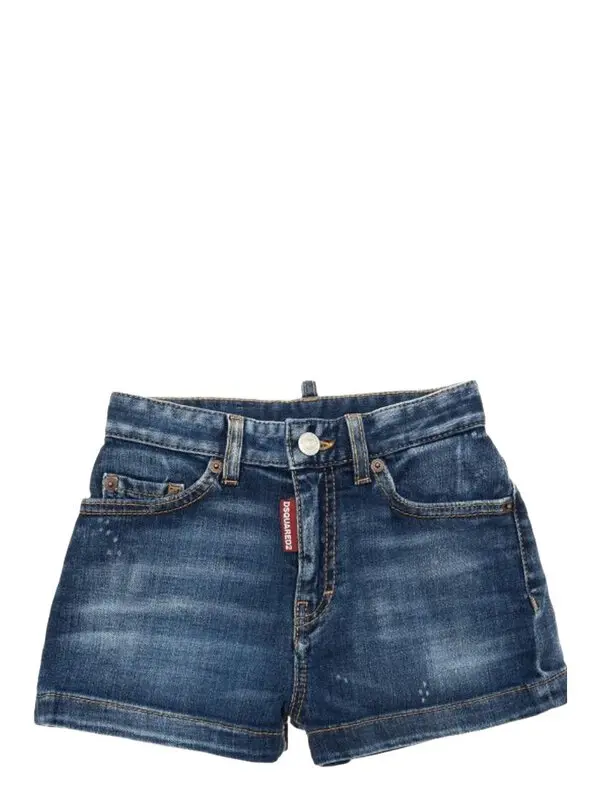Dsquared2 Five-pocket Denim Shorts - Blue